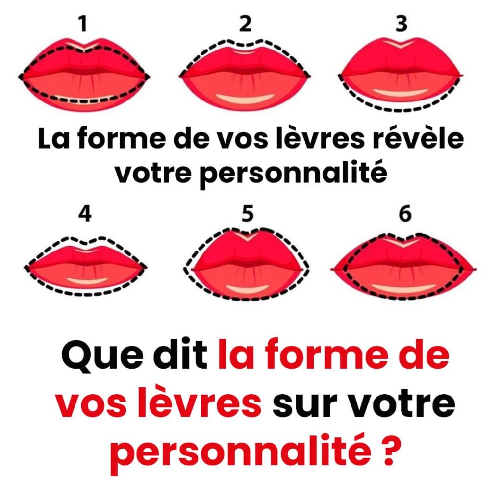 Découvrez les secrets cachés derrière la forme de vos lèvres - Astuces ...