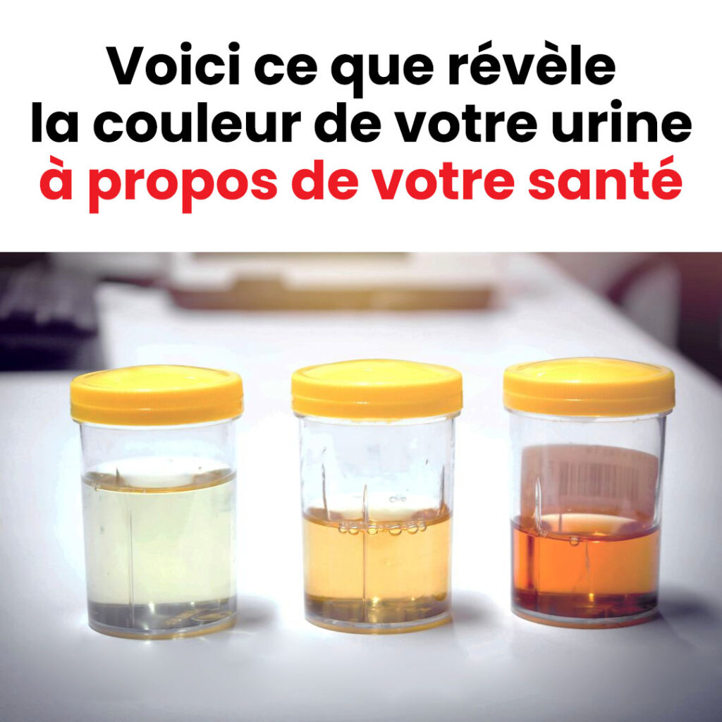 Découvrez les secrets cachés derrière la couleur de votre urine ...