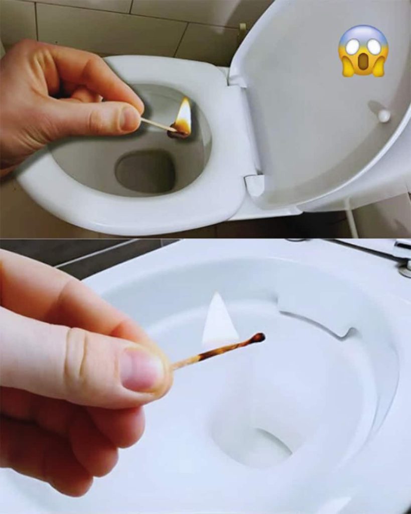 L'astuce insolite du plombier : une allumette pour résoudre ce problème ...