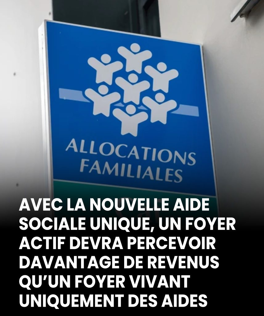 Un foyer qui travaille doit gagner plus qu’un foyer vivant uniquement d ...